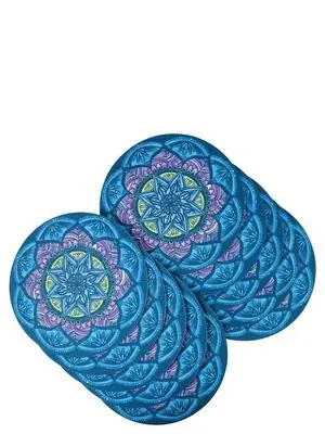 KAPLAN EARLY LEARNING COMPANY My Mindful Mat Set Of 10 - Blue