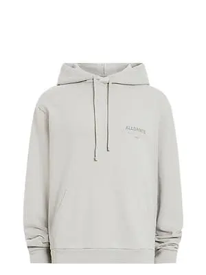 ALLSAINTS Future Relaxed-fit Logo Cotton Hoody - Carbon Grey
