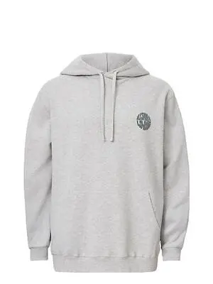ALLSAINTS Logo-print Cotton Hoody - Light Grey Mar