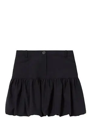 CLAUDIE PIERLOT Bubble-Hem Wool-Blend Mini Skirt
