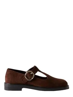 Claudie Pierlot Baby Suede Shoes - Chocolate