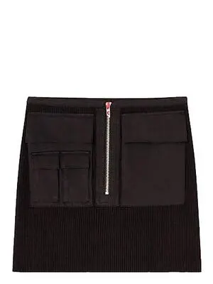 DIESEL Cotton Mini Skirt With Flap-pockets - 900