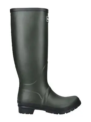 Barbour Abbey Rubber Wellington Boots - Dark Green