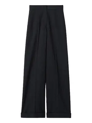 Claudie Pierlot Tailored Straight-leg Woven Trousers - Dual-color