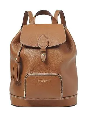 ASPINAL OF LONDON Leather Backpack - Tan