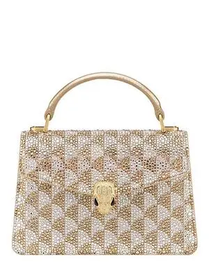 BVLGARI Serpenti Forever Top-handle Bag - Silver