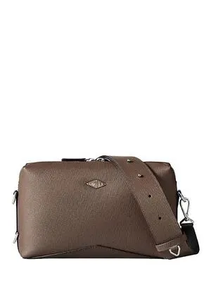 CARTIER Losange Leather Shoulder Bag - Pepper Grey