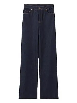 Claudie Pierlot Straight-leg High-rise Denim Jeans - Brut Denim
