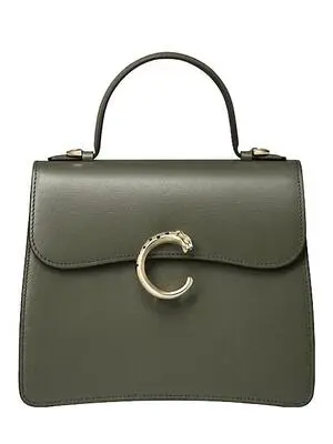 CARTIER Panthère De C Small Top-handle Bag - Green