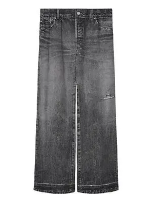 ALLSAINTS Tyler Wide-leg Denim Jeans - Illusion Black