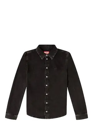DIESEL Logo-embroidered Denim Shirt - 02