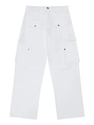 Rhude Amaro Linen Cargos - White