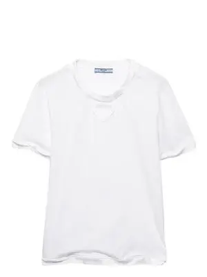Prada Cotton-jersey T-shirt - White