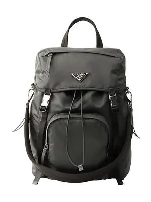 Prada Re-nylon Shell Backpack - Grey