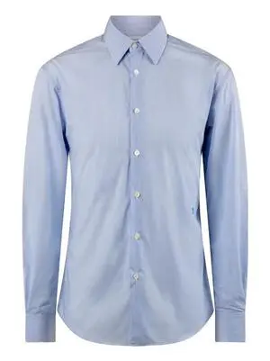 FERRAGAMO Shirt With Micro Print - White