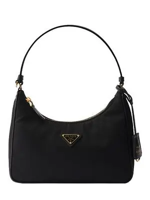 Prada Mini Re-edition 2005 Re-nylon Shoulder Bag - Black