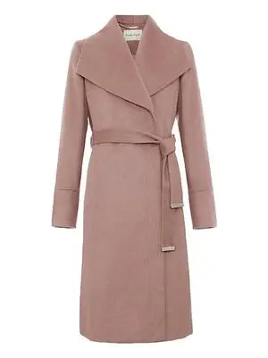 PHASE EIGHT Nicci Belted Wool-blend Coat - Neutral