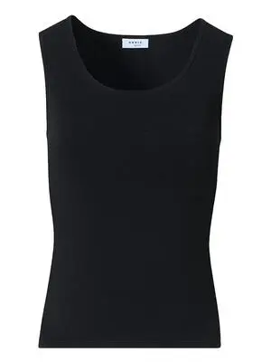 Akris Fitted Knit Tank Top - Black