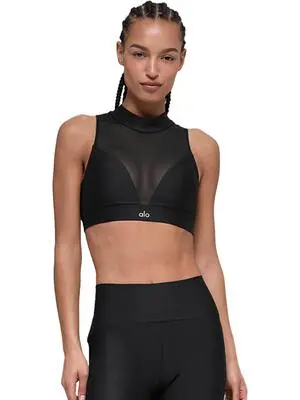 Alo Yoga Airlift Mesh Infatuation Bra - Black