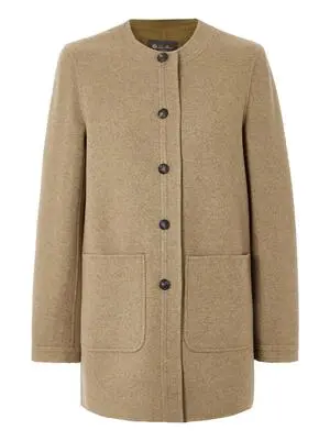 Loro Piana Kiri Cashmere-blend Coat - Green