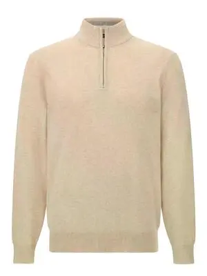 Boggi Milano Half-zip Pullover - Neutrals