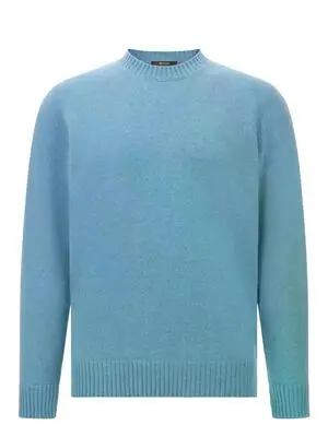 Boggi Milano Crew Neck Sweater - Blue