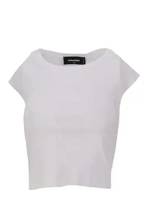 Dsquared2 Ribbed T-shirt - White