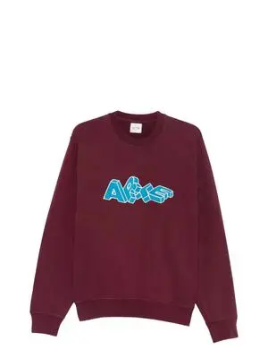 ARTE ANTWERP Logo-embroidered Sweatshirt - Red