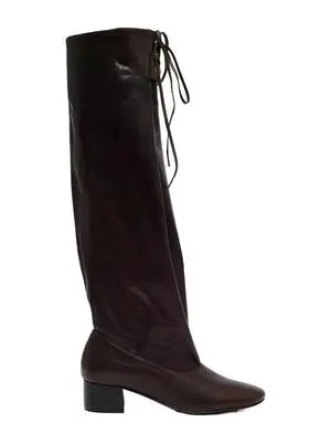 Paloma Wool Victoria Lace-up Heeled Boots - Brown