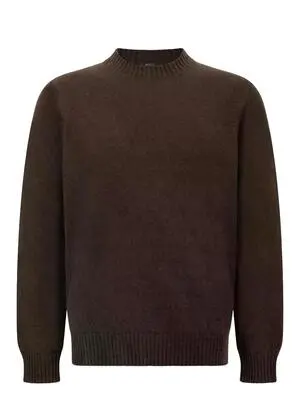 Boggi Milano Crew-neck Pullover - Brown