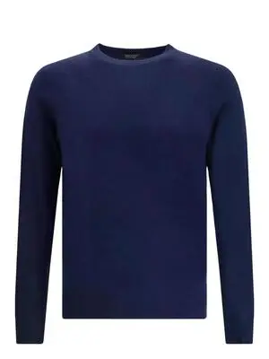 ARAGONA Crew-neck Sweater - Blue