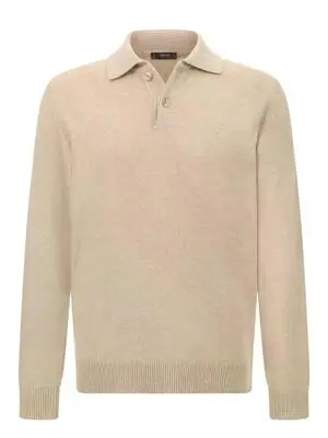 Boggi Milano Knitted Polo-neck Sweater - Neutrals