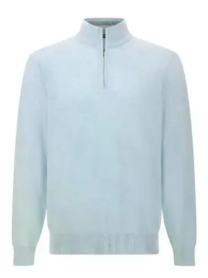 Boggi Milano Cashmere Blend Pullover - Blue