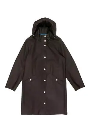 Bimba Y Lola Button Hooded Trench - Brown