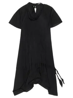 Bimba Y Lola Tie-detailed Midi Dress - Black