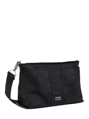 Bimba Y Lola Logo Strap Crossbody Bag - Black