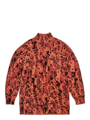 Bimba Y Lola Patterned High-neck Top - Orange