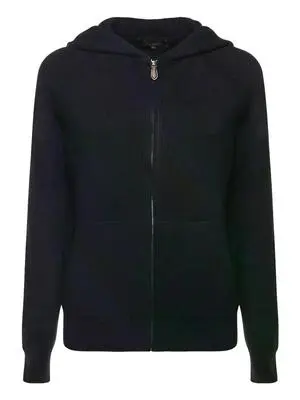 Loro Piana Hooded Zip Cardigan - Blue