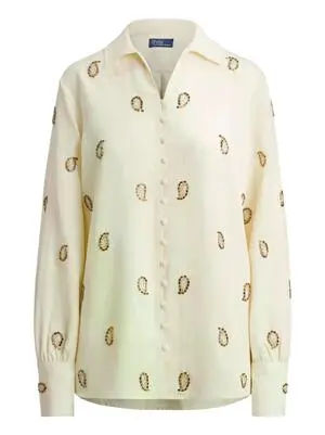 Polo Ralph Lauren Bead-detailed Shirt - Neutrals