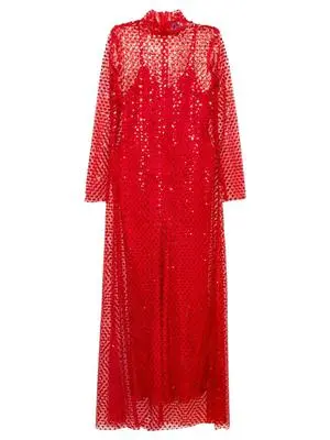 MACGRAW Diversion Maxi Dress - Red