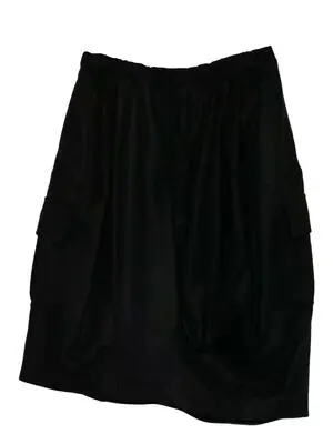 BLACK COMME DES GARÇONS Asymmetric Pocket Skirt - Black