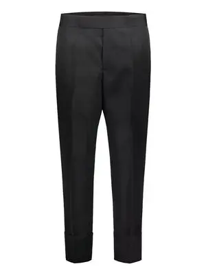 SAPIO Flap-pocket Trousers - Black