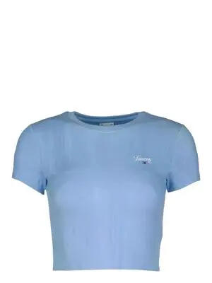 Tommy Hilfiger Ribbed T-shirt - Blue