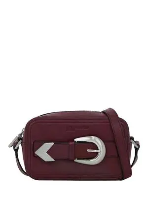 Karl Lagerfeld Buckle-detail Cross Body Bag - Red