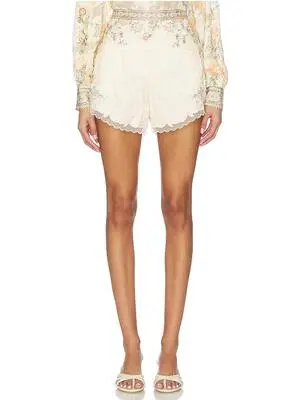 Camilla High Waisted Flare Short - Twilight In Istanbul