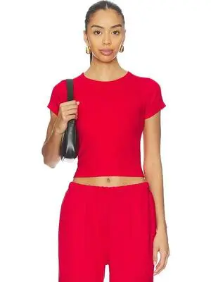 Eterne Short Sleeve Baby Tee - Rouge
