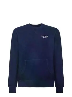 MC2 SAINT BARTH Embroidered Sweatshirt With Pocket - Blue