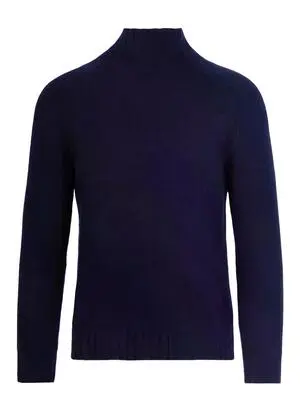 ALPHA STUDIO ALPHA STUDIO Mock-Neck Ribbed Knit Sweater