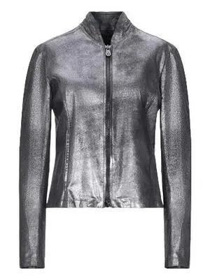 Peuterey Platinum Leather Jacket - Black