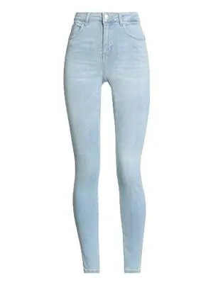 Only Organic Cotton Blend Skinny Jeans - Blue